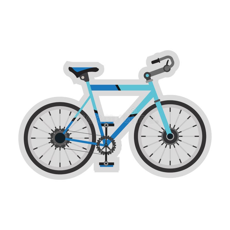 Detailed bike icon stock illustration. Illustration of healthy - 74113075