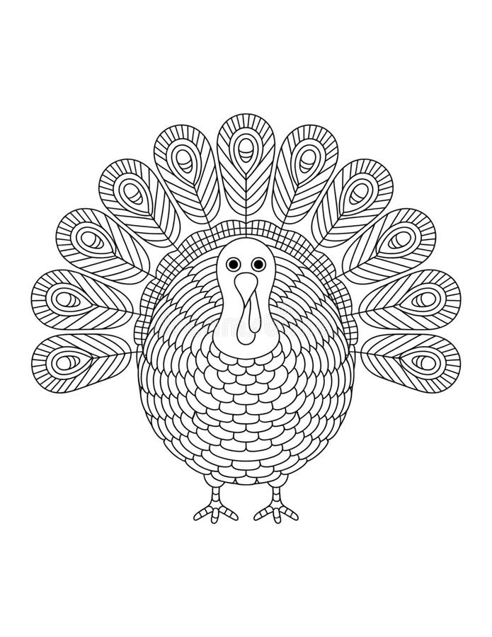 A Detailed Black-and-white Illustration Features a Stylized ...