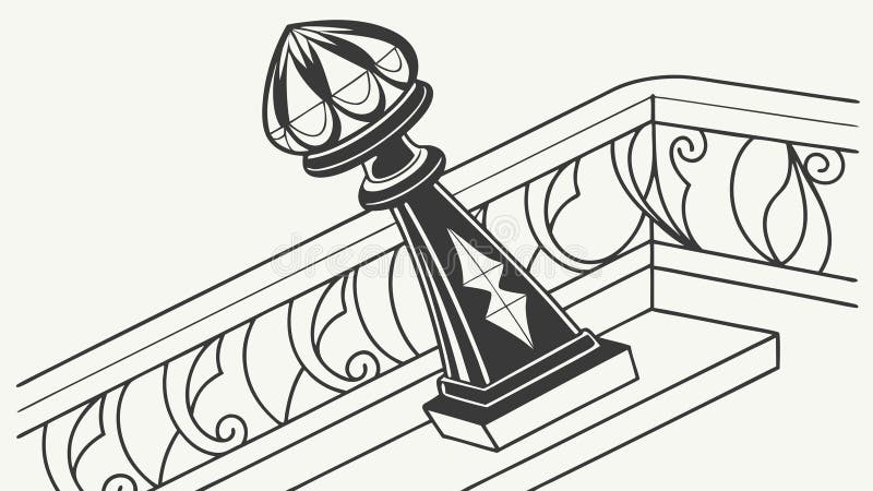 Railing Vector Outline Stock Illustrations – 1,435 Railing Vector ...