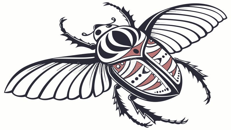 Detailed Beetle Side View, Insect Anatomy, Nature S Armor, Vector ...