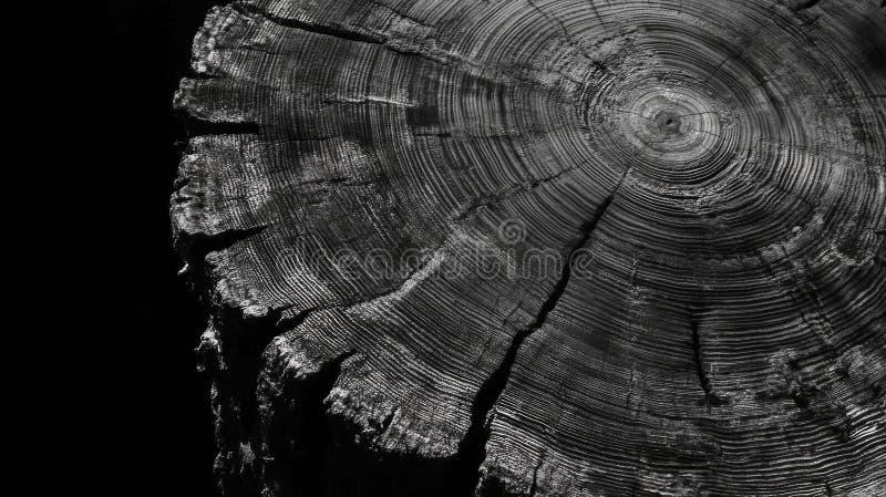 Detailed Black and White Wood Texture Close Up Stock Illustration ...