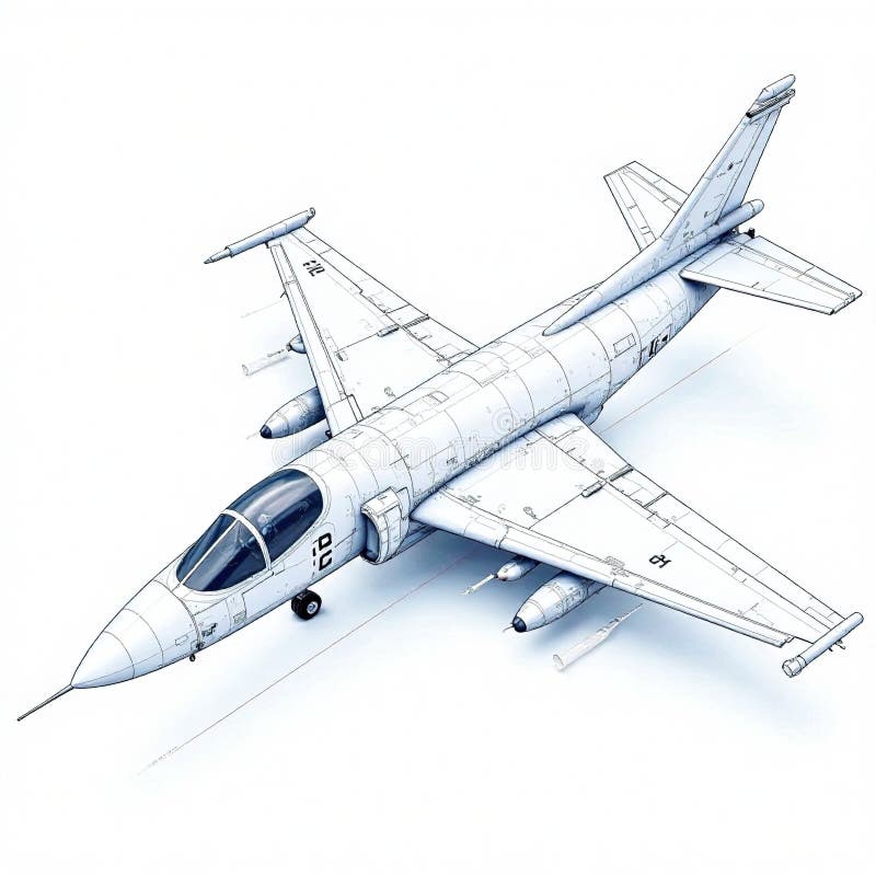 Awacs Aircraft Comprehensive Technical Illustration Stock Illustrations – 1 Awacs Aircraft ...