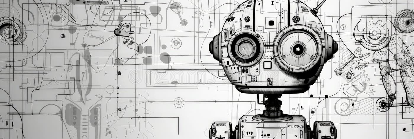 480 Robot Blueprint Stock Photos - Free & Royalty-Free Stock Photos ...