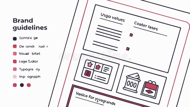 Brand Guidelines Document with Logo Usage, Typography, and Visual ...