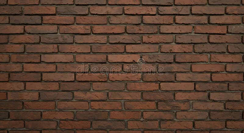 Detailed Brick Wall Texture Red Brown Color Masonry Construction ...