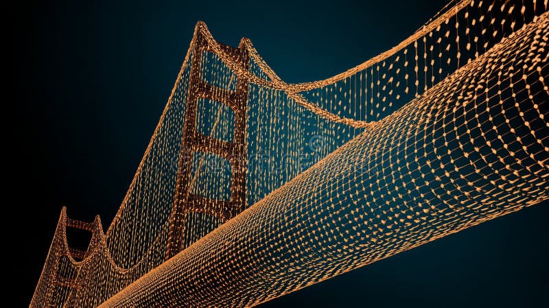 A Detailed Bridge Design Plan is Spread Out on a Drafting Table ...