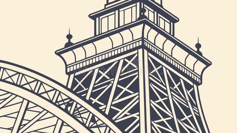 Detailed Bridge Structure, Symbolizing Connection and Engineering ...