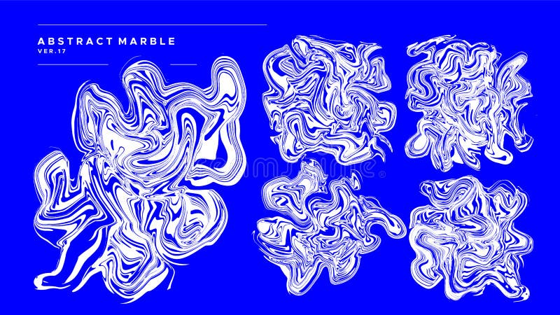 Detailed Brush Marble Ink Abstract Design Template. Fluid Alcohol ...