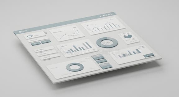 Comprehensive Business App Dashboard Stock Illustrations – 163 ...