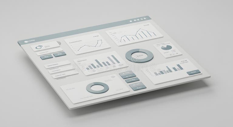 Comprehensive Business App Dashboard Stock Illustrations – 163 ...