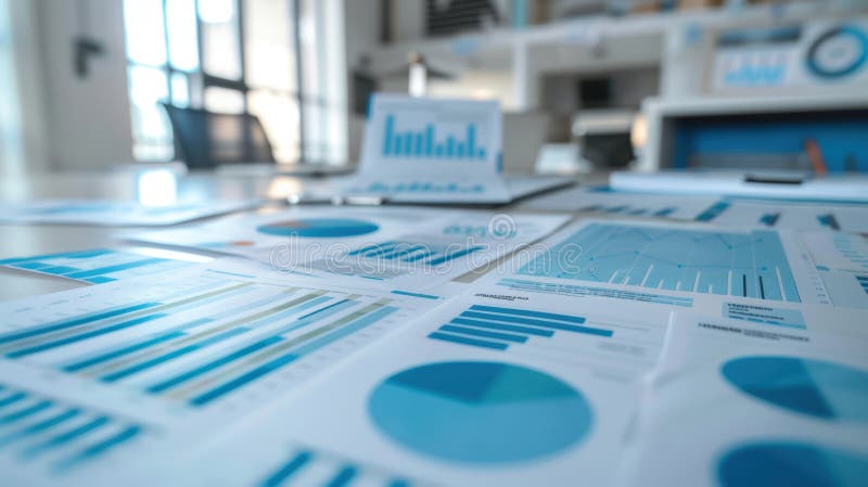 The Business Data Reports..AI Generated Image Stock Image - Image of ...
