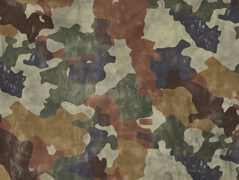 Camouflage Pattern in Green and Beige Stock Photo - Image of surface ...
