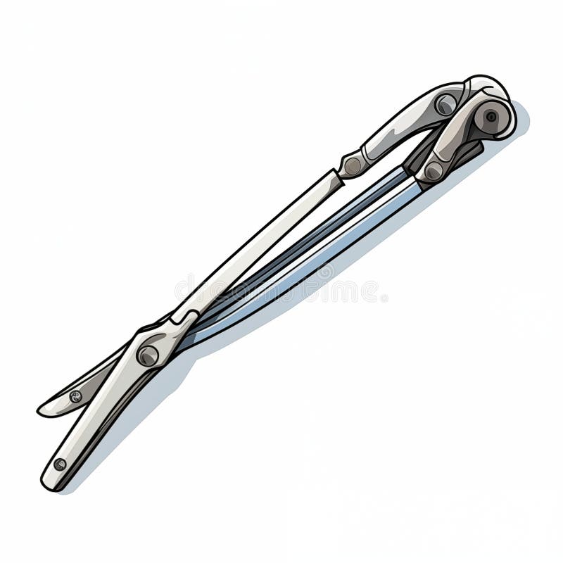 A Detailed Cartoon Representation of a Versatile Multi-tool Resting on ...