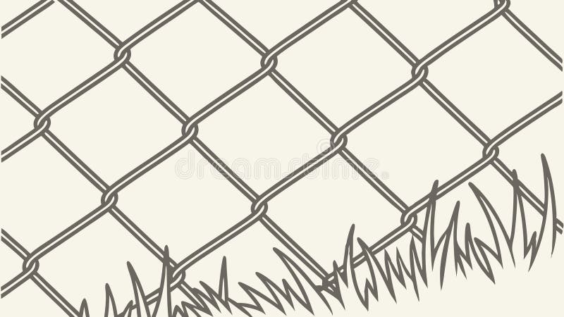 Realistic Chain Link Fence Stock Illustrations – 405 Realistic Chain ...