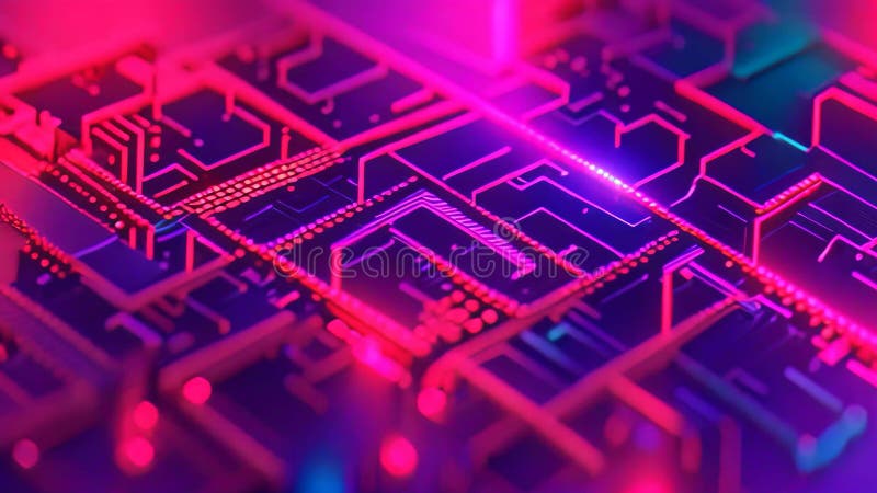 A Detailed Circuit Board with a Padlock Attached, Symbolizing Data ... A Detailed Circuit Board with a Padlock Attached, Symbolizing Data ...