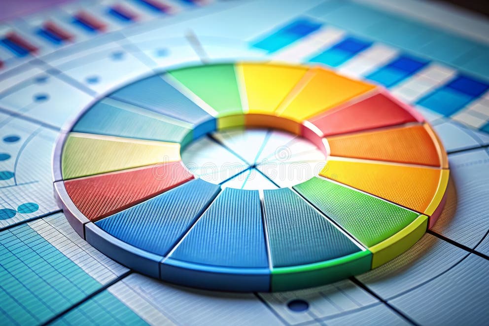 Detailed Circular Diagram Stock Photo Interactive Data Visualization ...