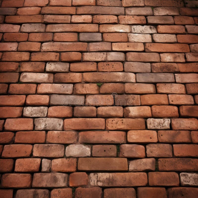 Detailed Close Up of Brick Wall Stock Illustration - Illustration of ...