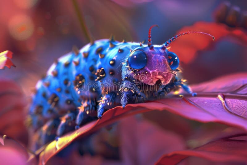 Detailed Close Up of a Bug on a Leaf, Perfect for Nature Themes Stock ...