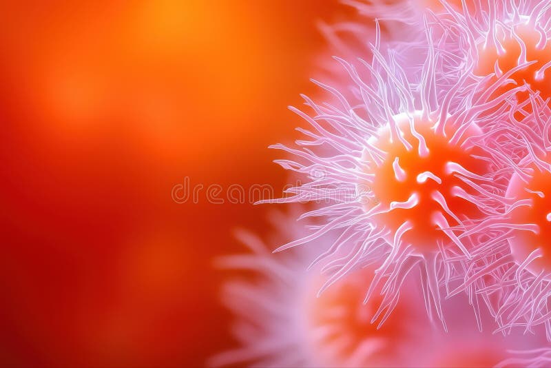 Detailed Close-up of a Cell Membrane Displaying Structures and ...