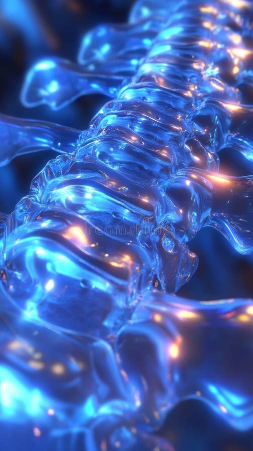 A Detailed Close-up of Complex Blue Formations that Look Like ...