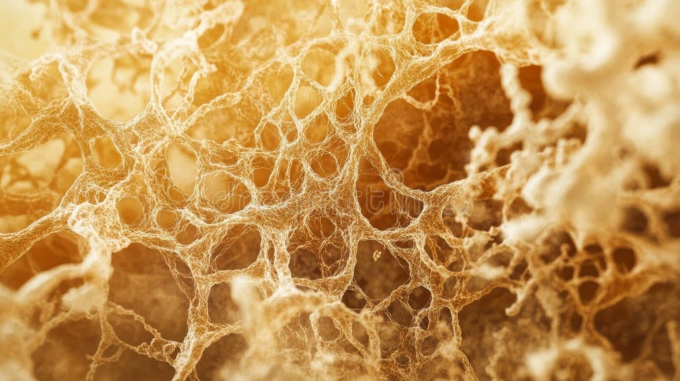 Detailed Close Up of Complex Protein Structures Observed through a ...