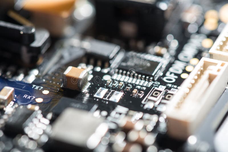 Close-up of Drones Propellers and Sensors Stock Illustration ...