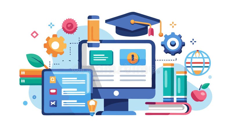 A Detailed Close-up of an Educational Technology Tool Reveals Its User ...