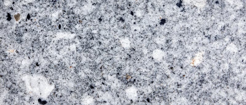 Detailed Close Up of Gray Granite Surface Showing Natural Patterns ...