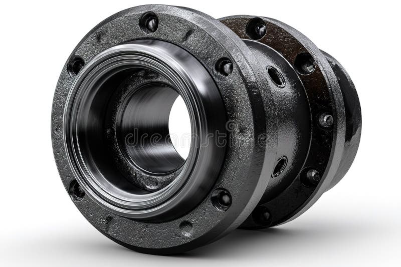 Detailed Close-up of a Heavy-duty Mechanical Bearing Showcasing ...