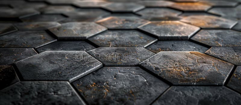 Detailed Close-Up of Hexagonal Pattern Stock Photo - Image of ...