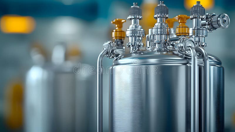 A Detailed Close-Up of a Hydrogen Cell Stack Featuring Advanced ...