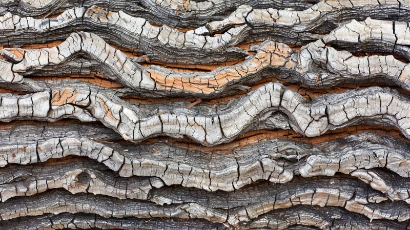 Detailed Close Up of Hyperrealistic Tree Bark Texture in Stock Photo ...