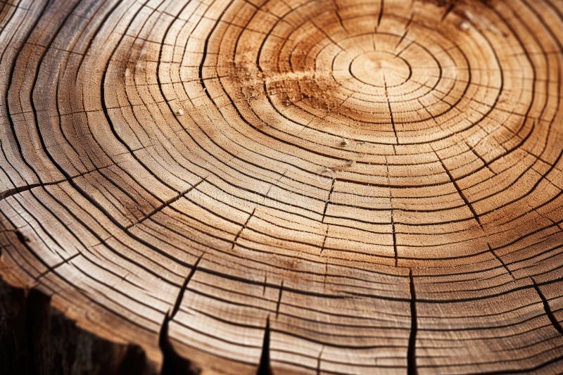 A Detailed Close-up Image of Tree Rings Stock Image - Image of tree ...