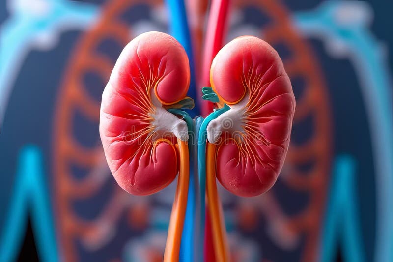 Detailed Human Kidney Anatomy CloseUp a Comprehensive Visual Guide for ...