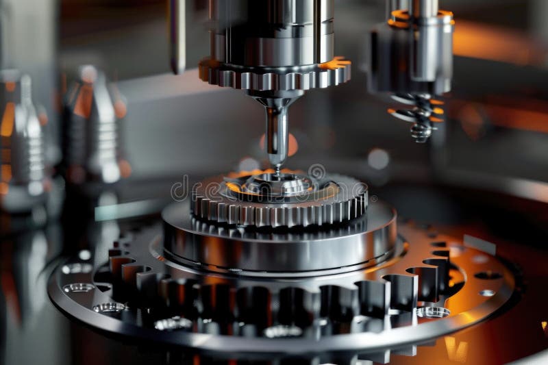 Detailed Close Up of a Machine with Visible Gears. Suitable for ...