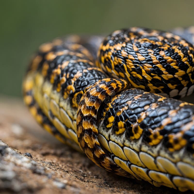 Detailed Close-Up of Malcolm S Pit Viper S Iridescent Scales and Unique ...