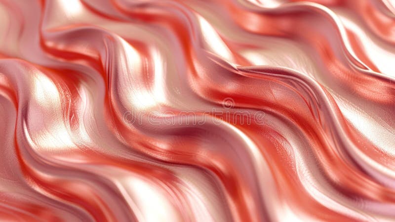 A Detailed Close-up of a Mesmerizing Red and White Wavy Pattern ...