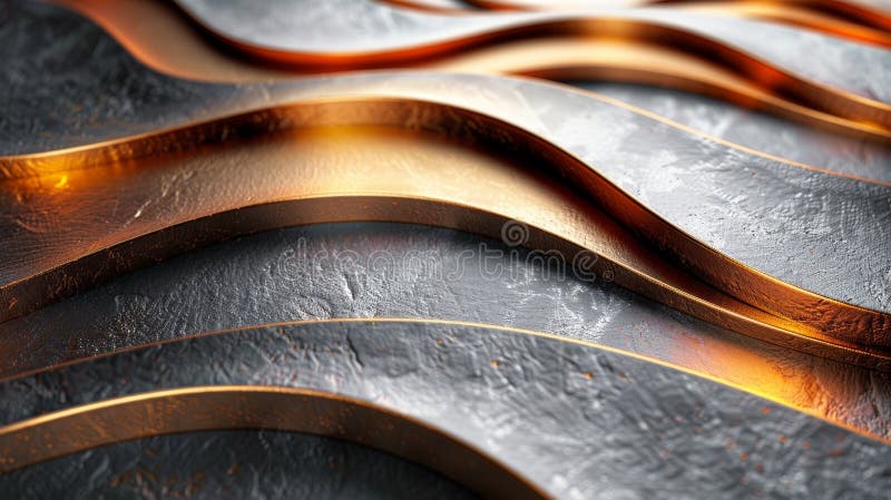 Close Up of Metal Object with Background Lights Stock Image - Image of ...