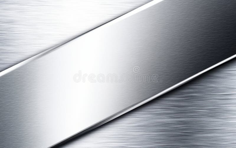 A Detailed Close-up of a Metallic Plate Featuring a Smooth, Curved Edge ...