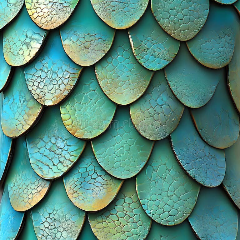Detailed Close-Up of Python Snake Scales with Creative Iridescent ...