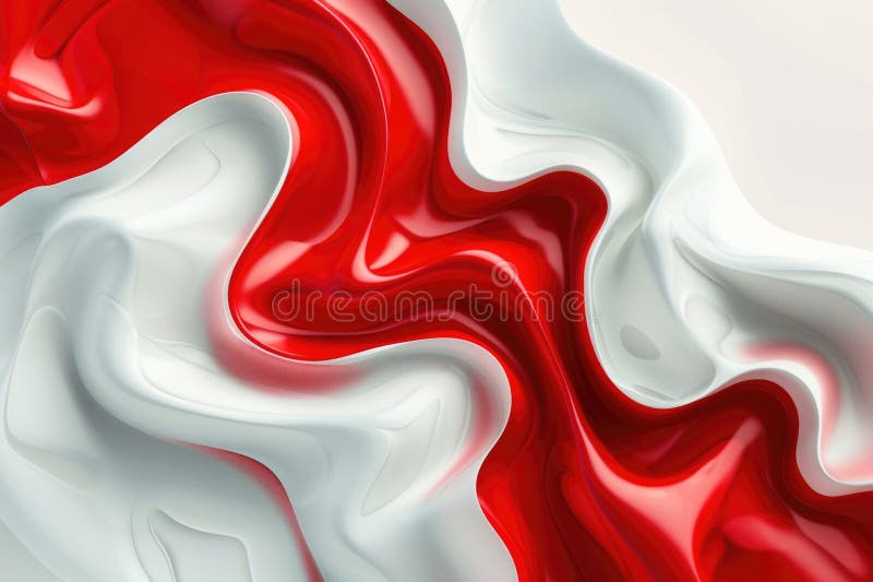 Detailed Close-up of a Red and White Swirl Pattern, Suitable for ...