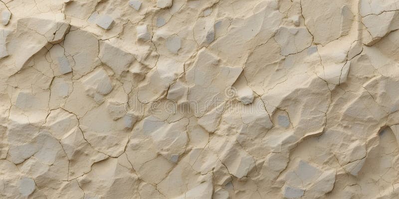 Detailed Close-up Reveals Intricate Patterns and Textures of a Cracked ...