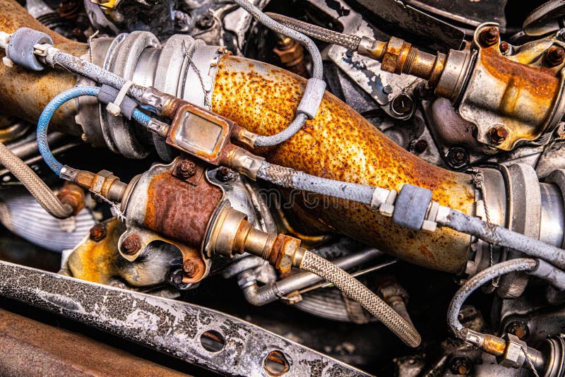 Old rusty car parts stock photo. Image of rust, dirty - 29608252