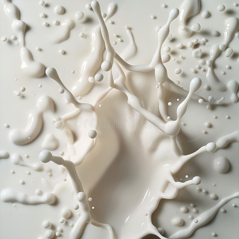 Milk Splash Close-Up stock illustration. Illustration of fresh - 327608187