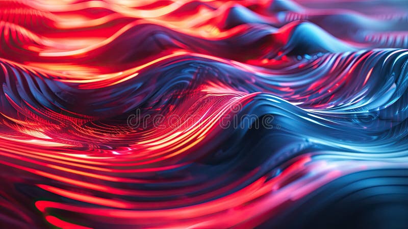 Colorful Wave Pattern Close-Up Stock Illustration - Illustration of ...