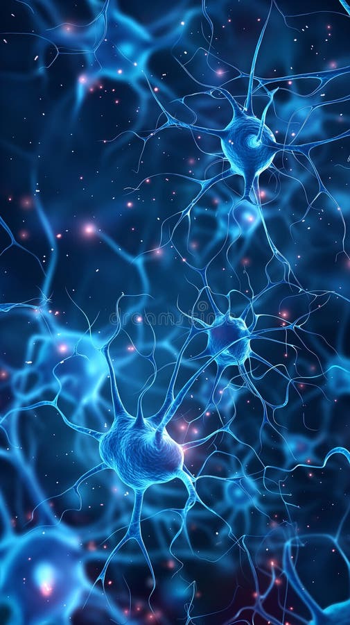 Illuminated Neural Network Representing Human Brain Structure Stock ... Illuminated Neural Network Representing Human Brain Structure Stock ...