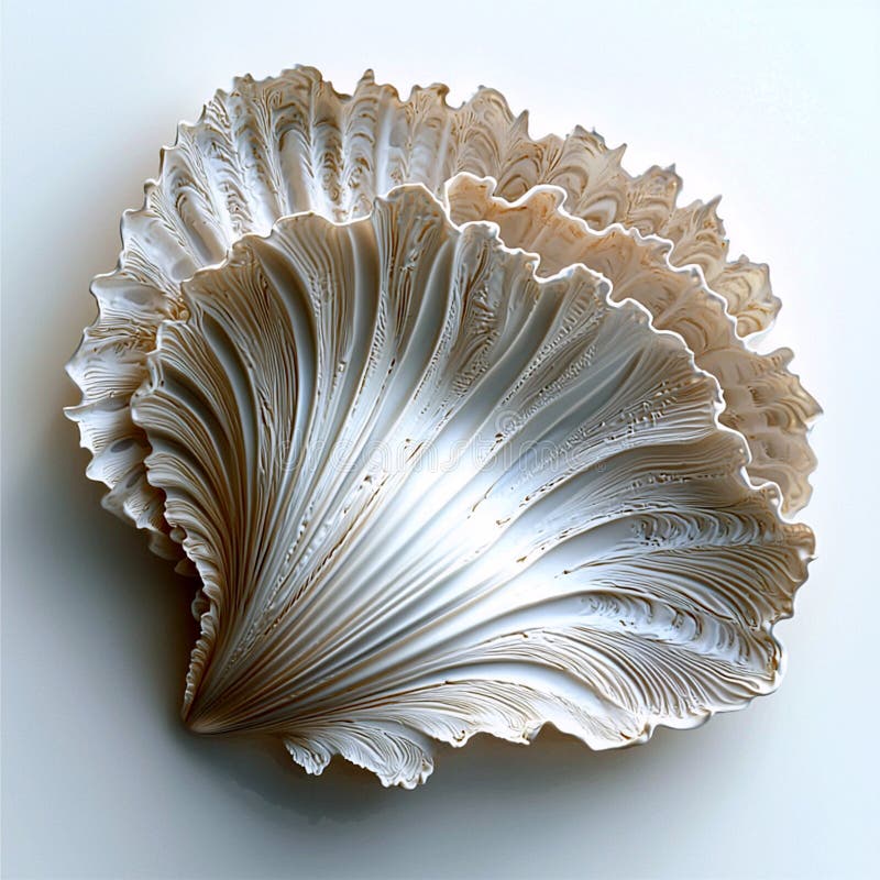 Seashells Close Up Macro Detailed Texture and Pattern of a Shell Ocean ...