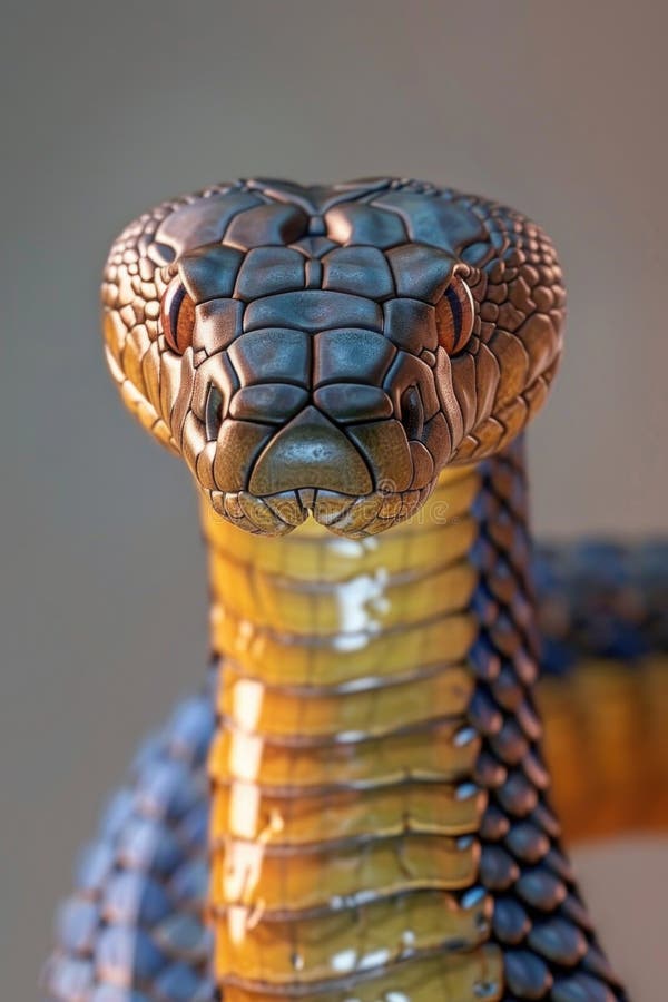 Detailed Close Up Snake's Head Suitable Educational Purposes Stock ...