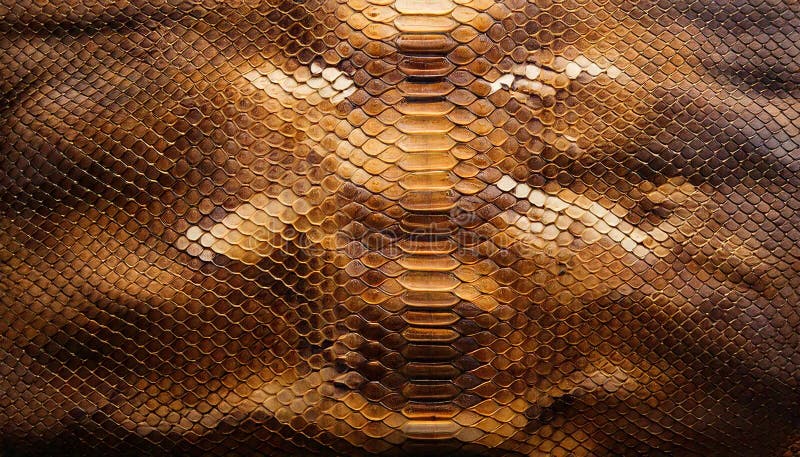 Close-up View of Intricate Snake Skin Patterns Highlighting Texture and ...