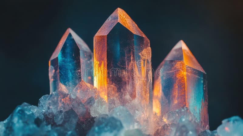 A Detailed Close-up of Sparkling Crystals Embedded in Rough Rock ...